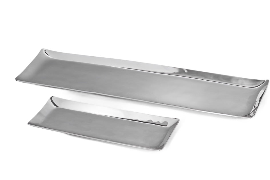 Hammered Tray Set- Upscale culinary serving tray – Rikan